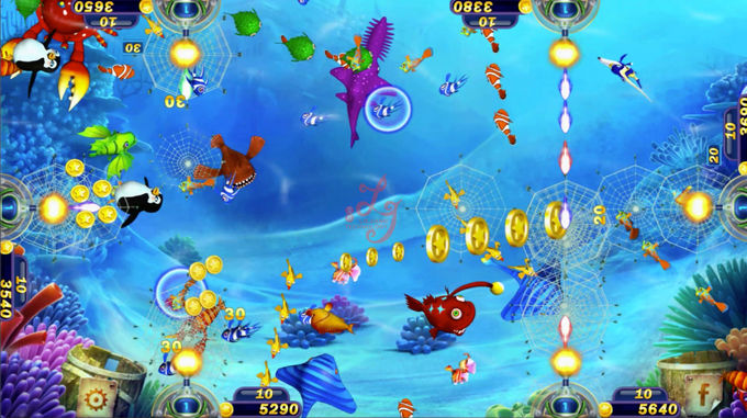 Table Top 2 Player Fishing Hunter Shooting Game Machine