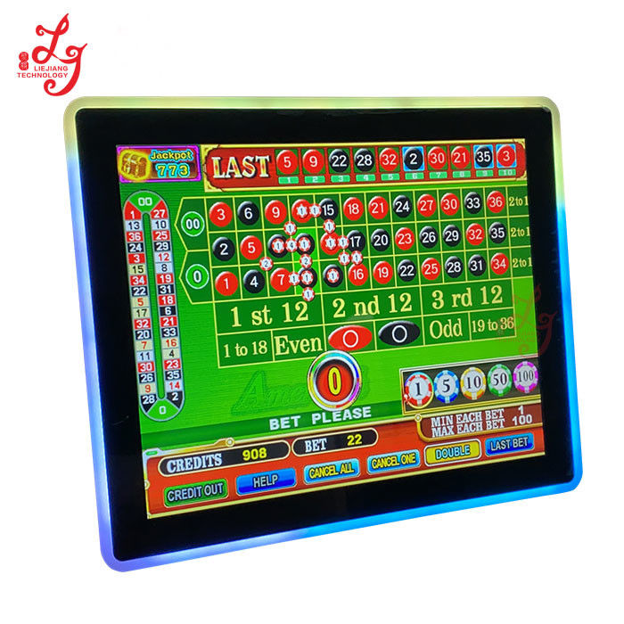 19 inch PCAP Touchscreen American Roulette Gaming touch Screen monitors ...