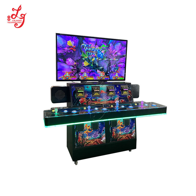 Fish Hunter 4 Players Stand Up Fish Tables Cabinet With 55 Inch HD LG ...