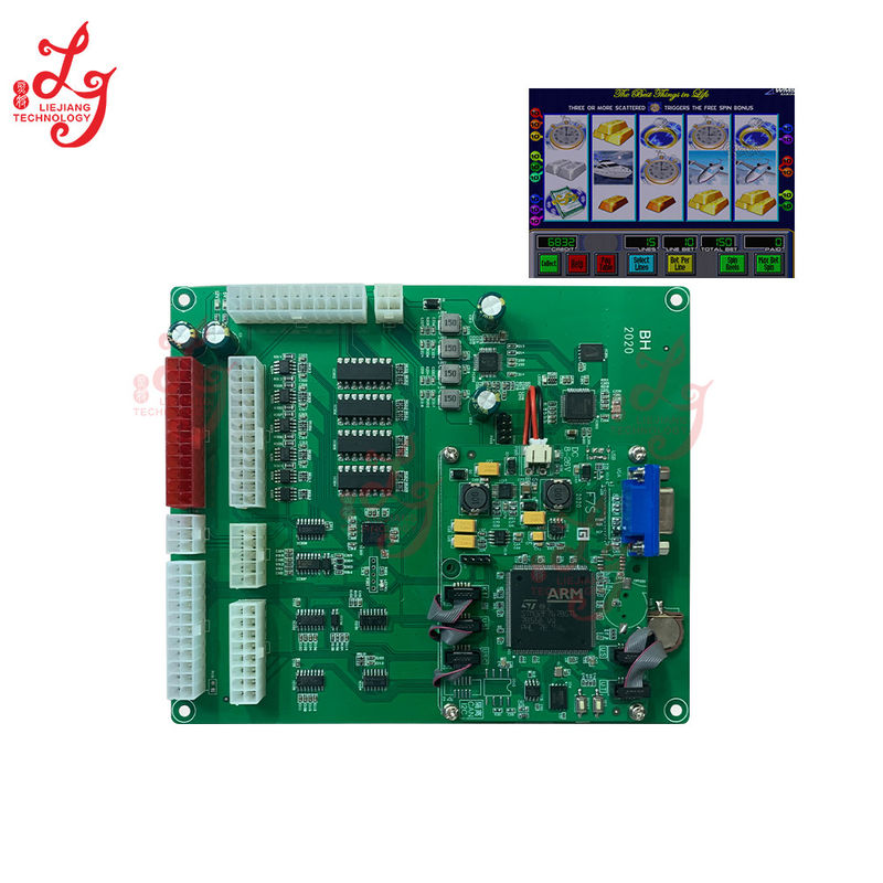 Green And Blue Life Of Luxury Game Board Platinum Wms 550 Pcb Board