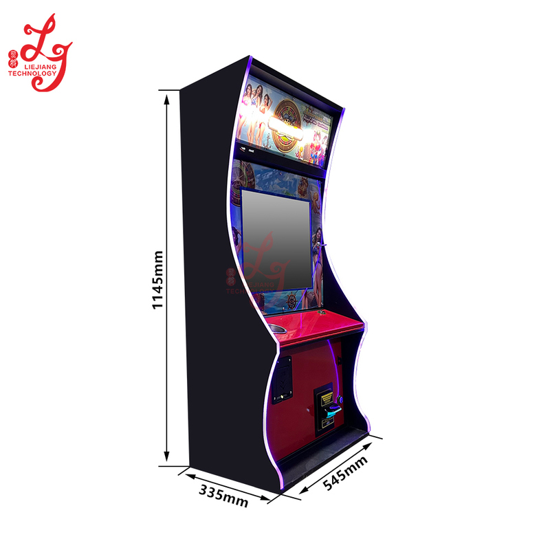 19 Inch Metal Cabinet Coin Pusher Game Machine with 110/220V Power ...