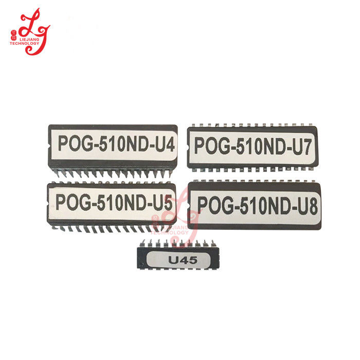 POG 510 Chips U4 U5 U7 U8 POT O Gold Multi - Game Touch Screen Skilled ...