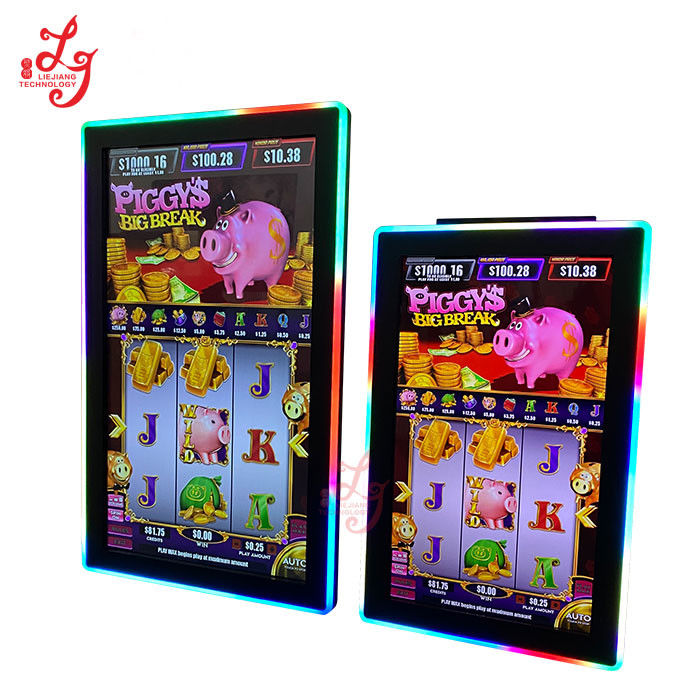 32 Inch bayIIy Infrared 3M RS232 Gaming Touch Screen With LED Light Monitor