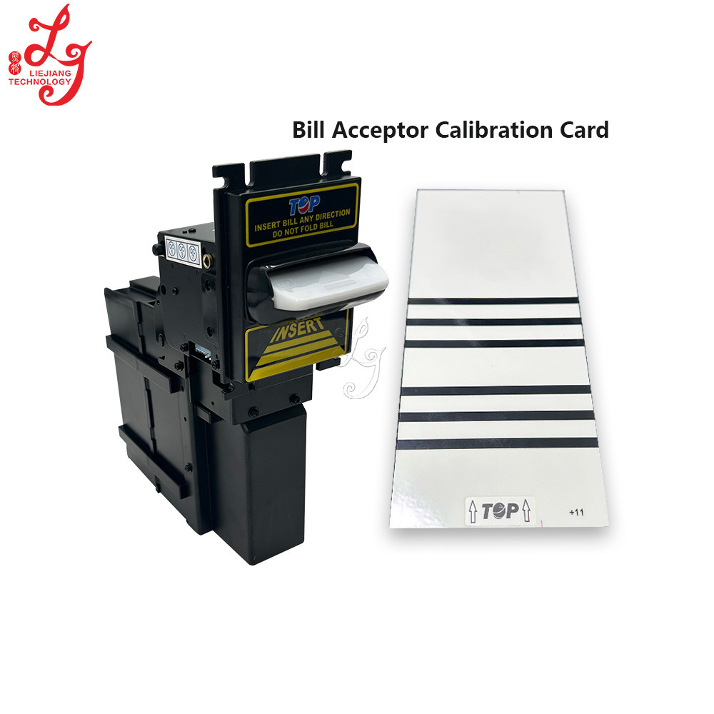 ICT TOP Bill Acceptor Currency Calibration Card White Cards For Sale