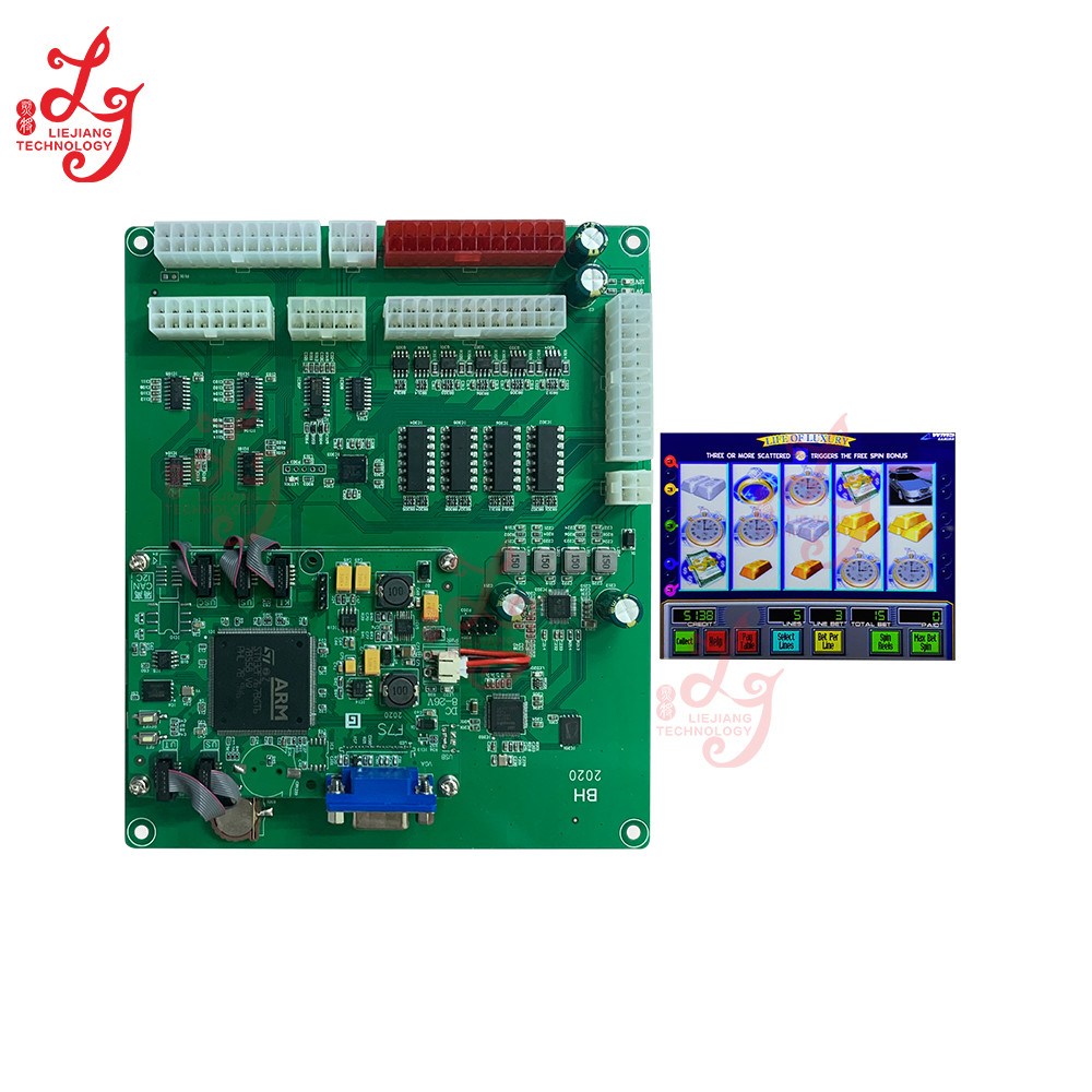 Green And Blue Life Of Luxury Game Board Platinum Wms 550 Pcb Board