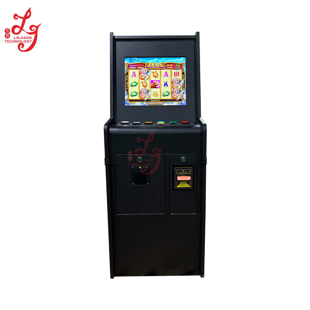 19 inch IGS Zeus Single Screen Metal Cabinet Gaming Slot Machines For Sale