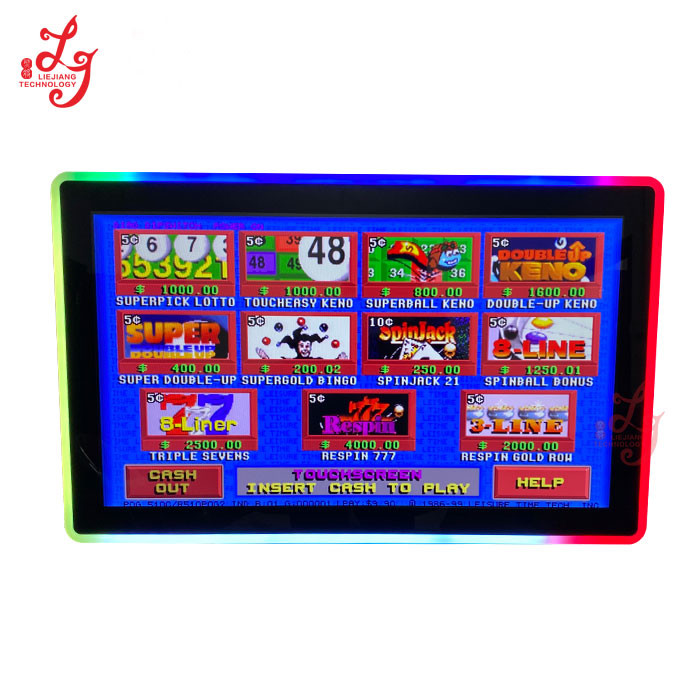 23.6 Inch PCAP Touch Screen With LED Lights For POG LOL Machine ...