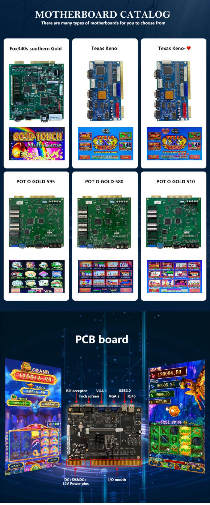Green And Blue Life Of Luxury Game Board Platinum Wms 550 Pcb Board