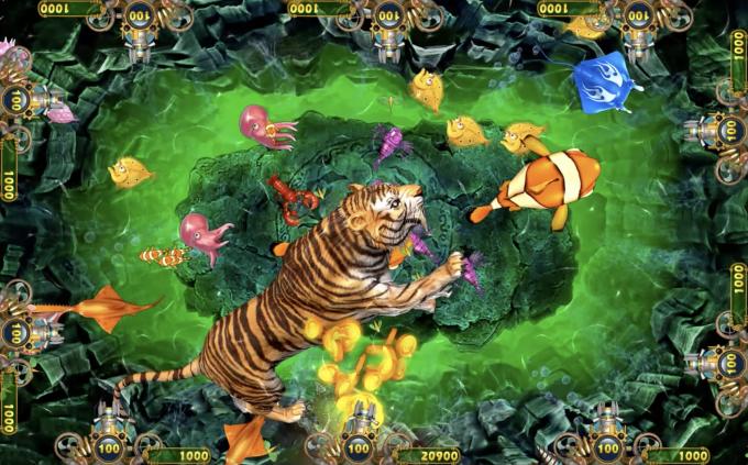 Shrek English 10 Seaters Folded Fish Table Software