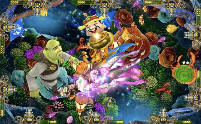 Shrek English 10 Seaters Folded Fish Table Software