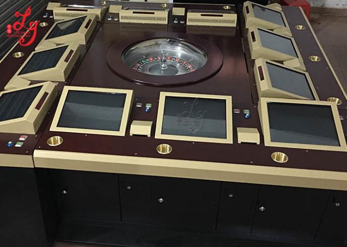 Casino 12 Players Touch Screen Roulette Game Machine / Jackpot Gambling ...