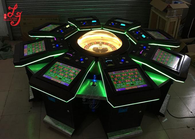 Eight Players 40% Profits Electronic Roulette Machine With English Language