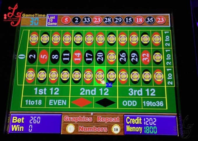 International Gambling Casino Electronic Roulette Machine 8/12 Players
